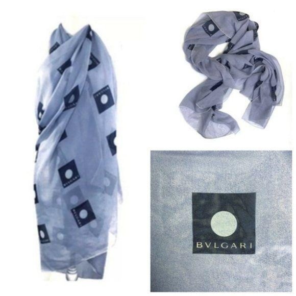 BVLGARI | Accessories | Bvlgari Silk Rectangle Large Scarf Cover Up ...